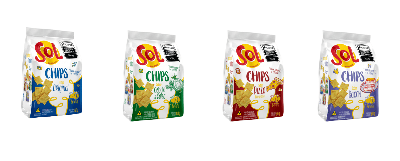 Sol lança salgadinho com a fusão perfeita entre batata e trigo - ABRAMARK