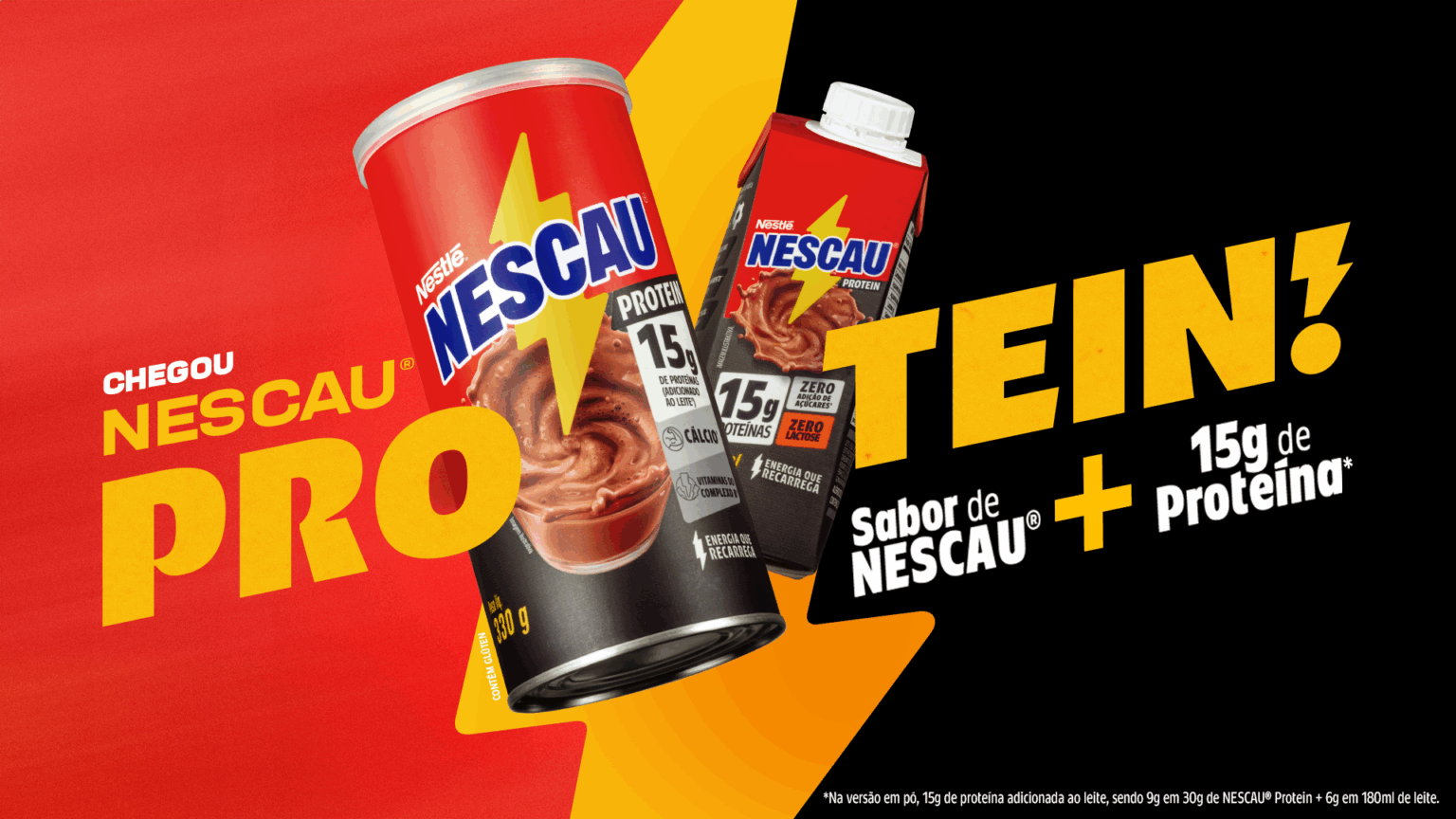 NESCAU® Protein amplia linha e lança versão pronta para beber - ABRAMARK